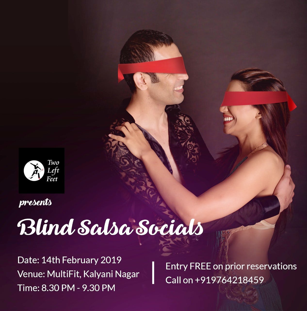 Two Left Feet Presents Blind Salsa Socials | LBB Pune