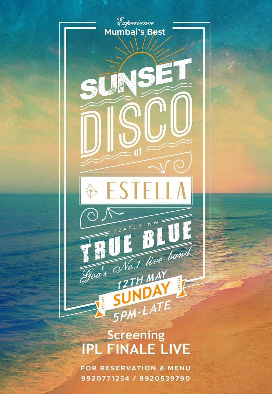 Sunset Disco At Estella Cannot Be Missed | LBB