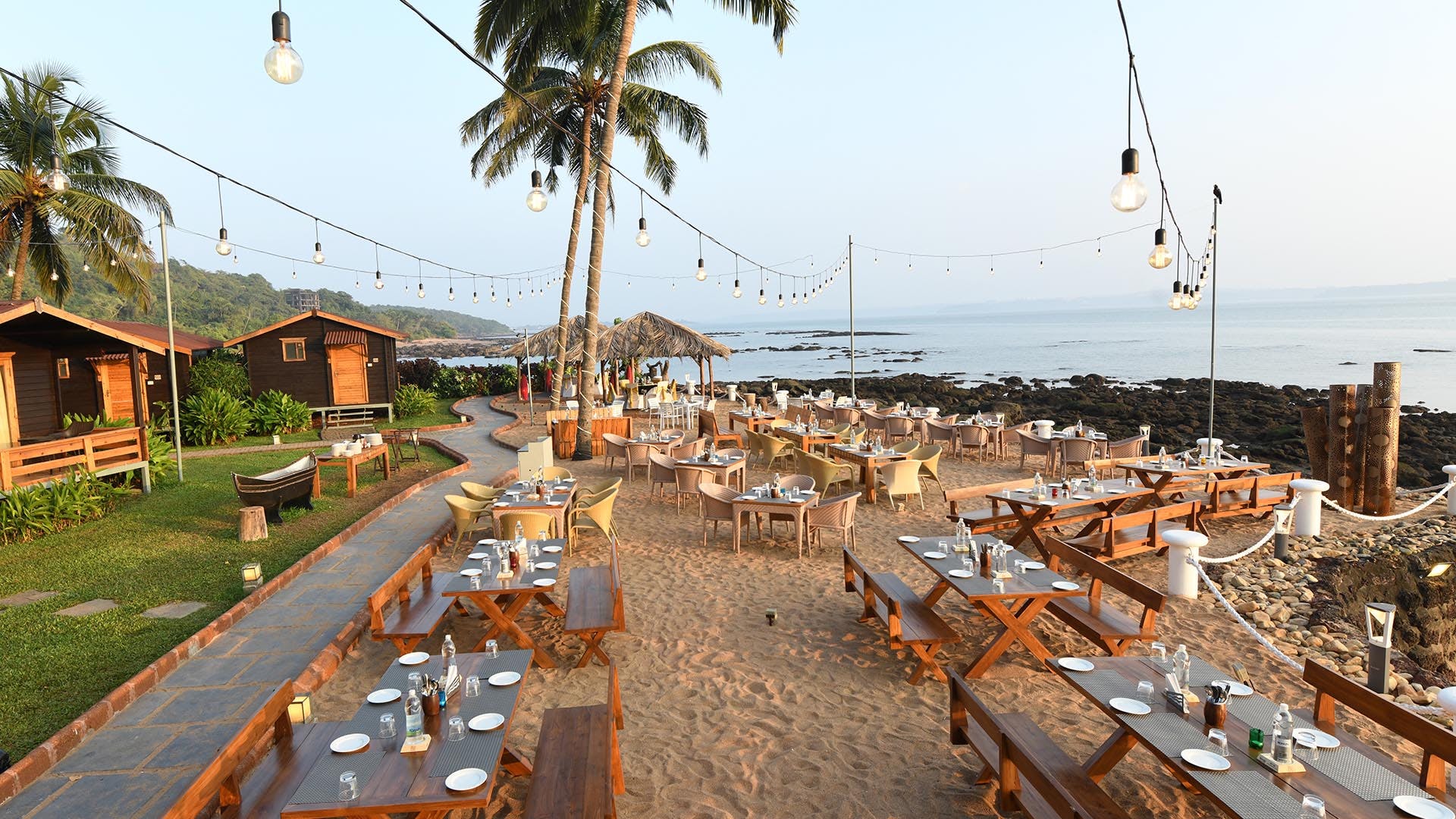 Bay 15: Sea-view restaurant & cottages | LBB Goa