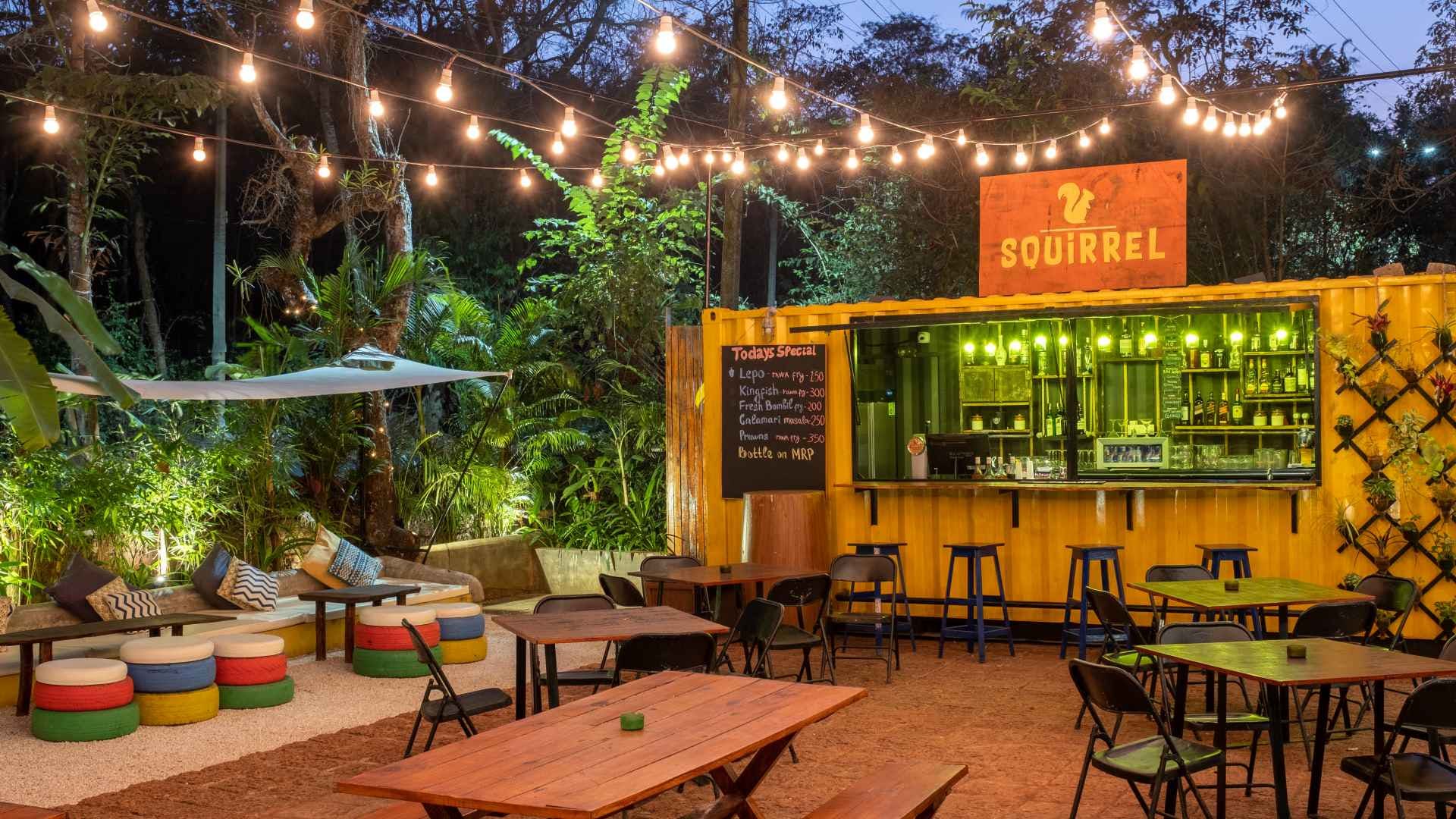Squirrel Bar: Affordable streetside bar in Assagao | LBB Goa