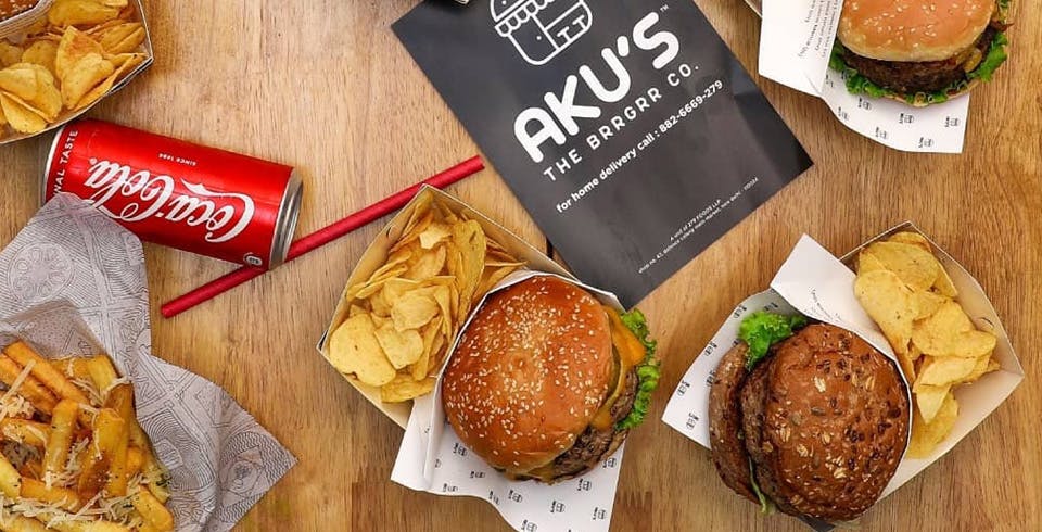 Covid-19: Order Juicy Burgers From AKU'S | LBB, Delhi