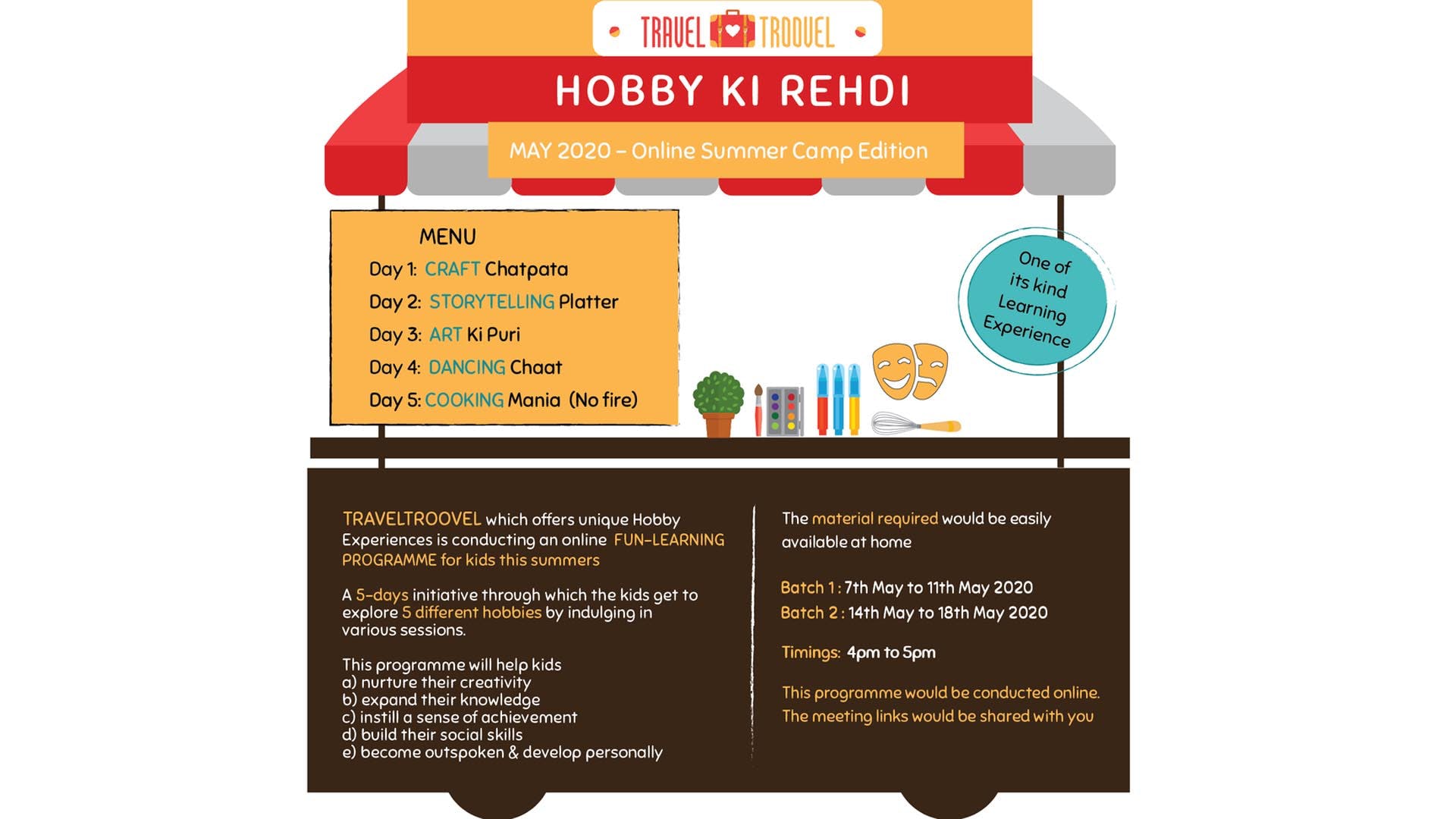 Hobby Ki Rehdi - Online Summer Camp for Kids | LBB