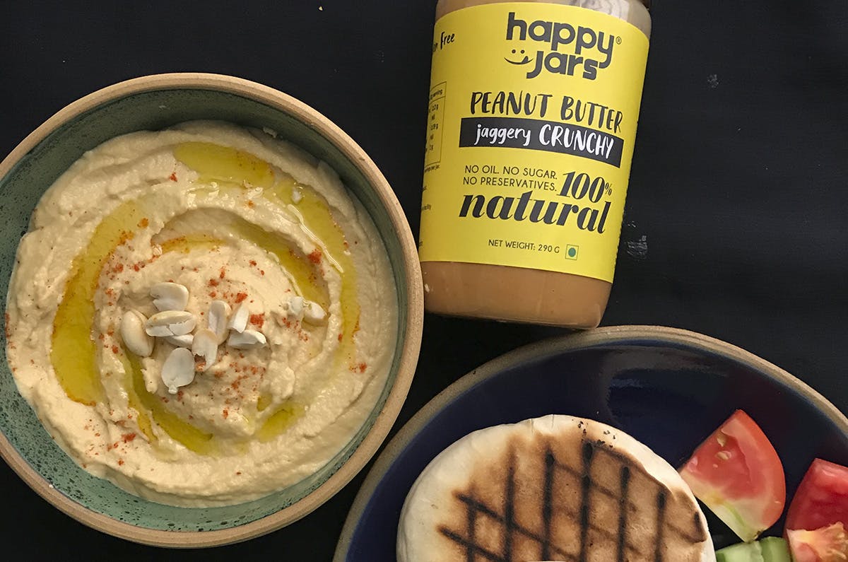 Make Peanut Butter Hummus With Happy Jar's PB | LBB