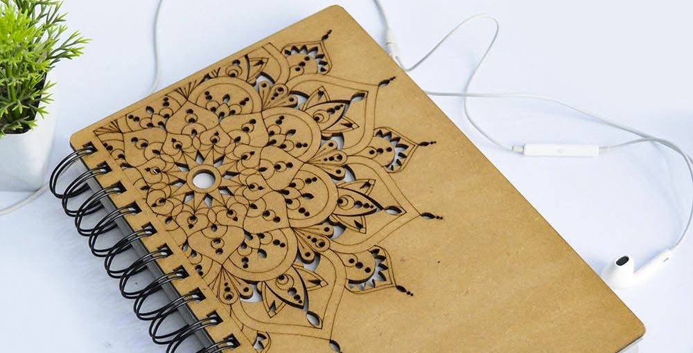 Get Designer Cut Out Cover Notebooks By Asma Design | LBB